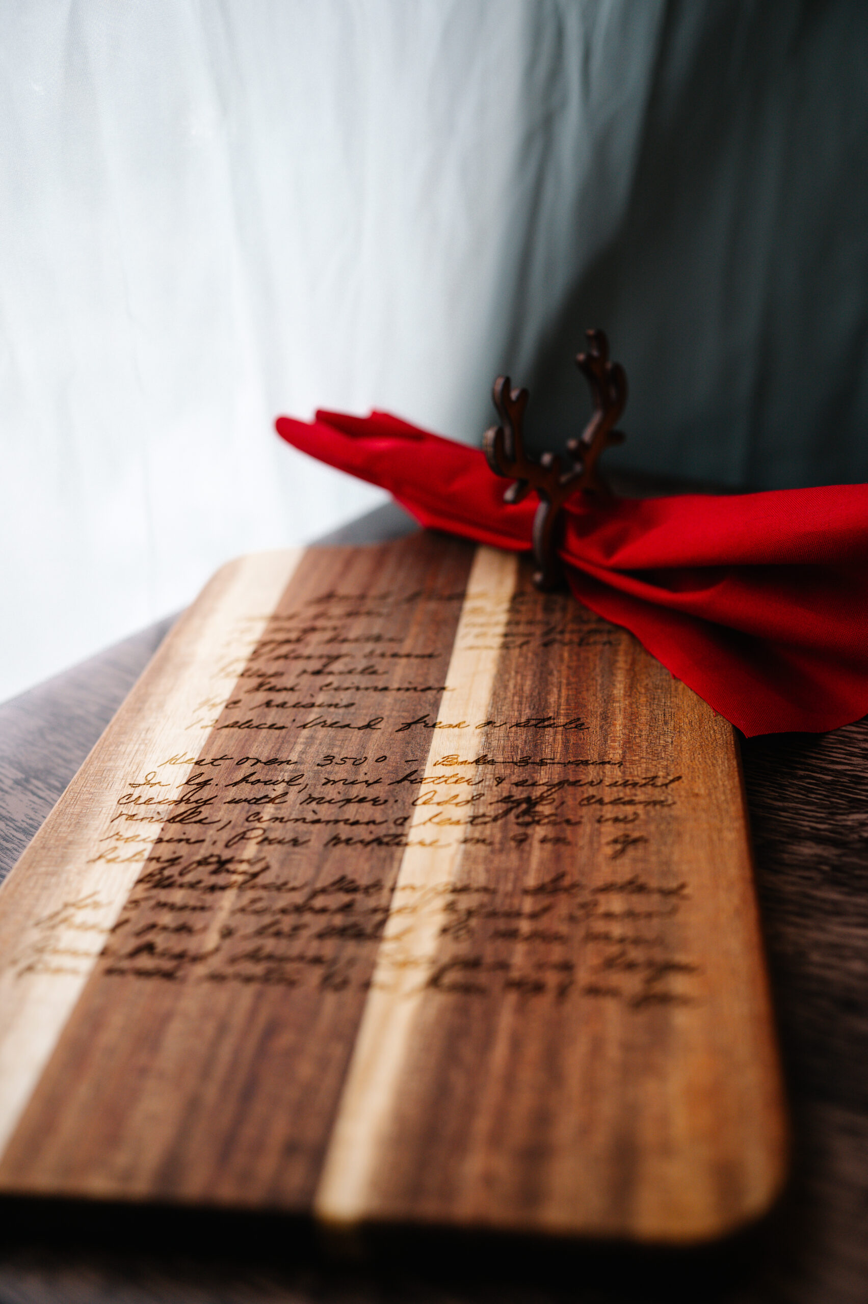 Custom Engraved Recipe Cutting Board - The Overlook Gals